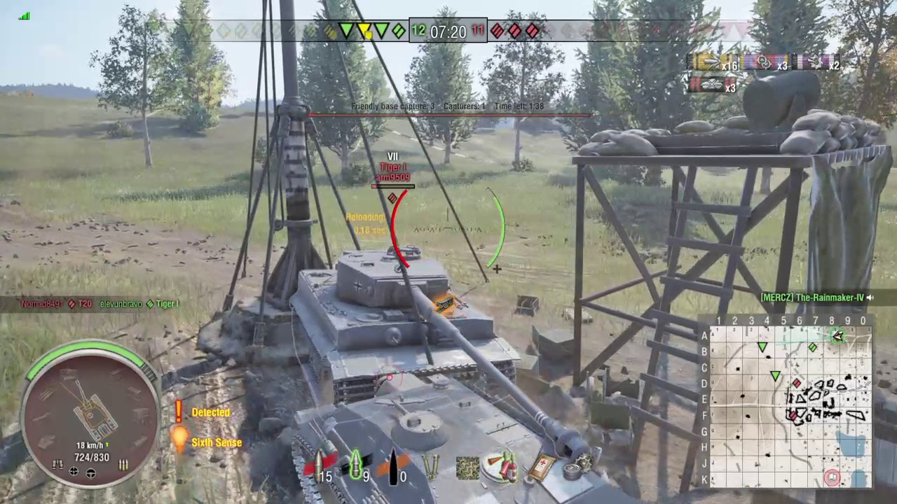 World of Tanks Console - Full Map Zero Seconds Reset - YouTube