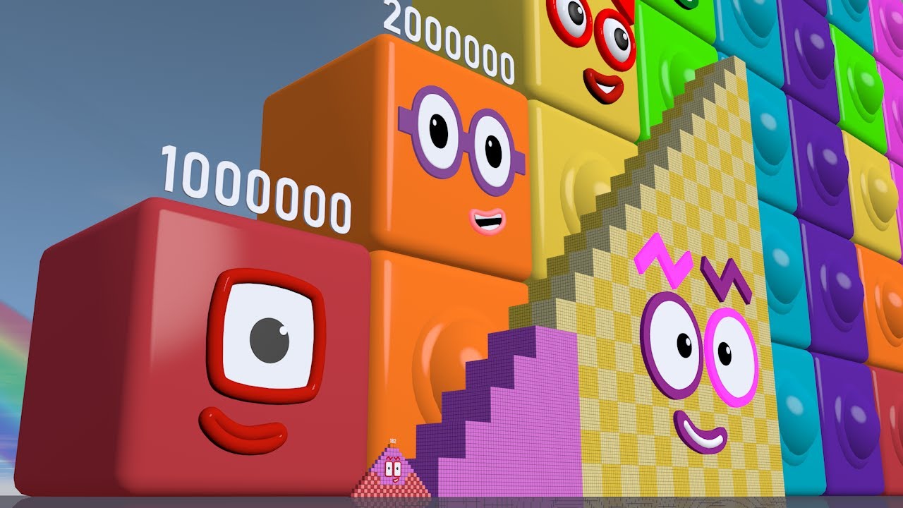 New Numberblocks Puzzle 182 to 380,000 vs 8,000,000 MILLION - BIGGEST ...