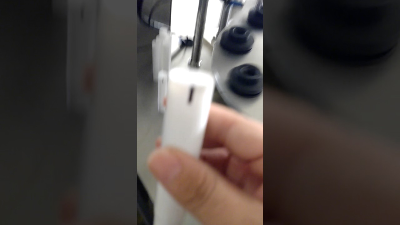 TUBE FILLING AND SEALING MACHINE adjust the sensor eye mark for tube ...