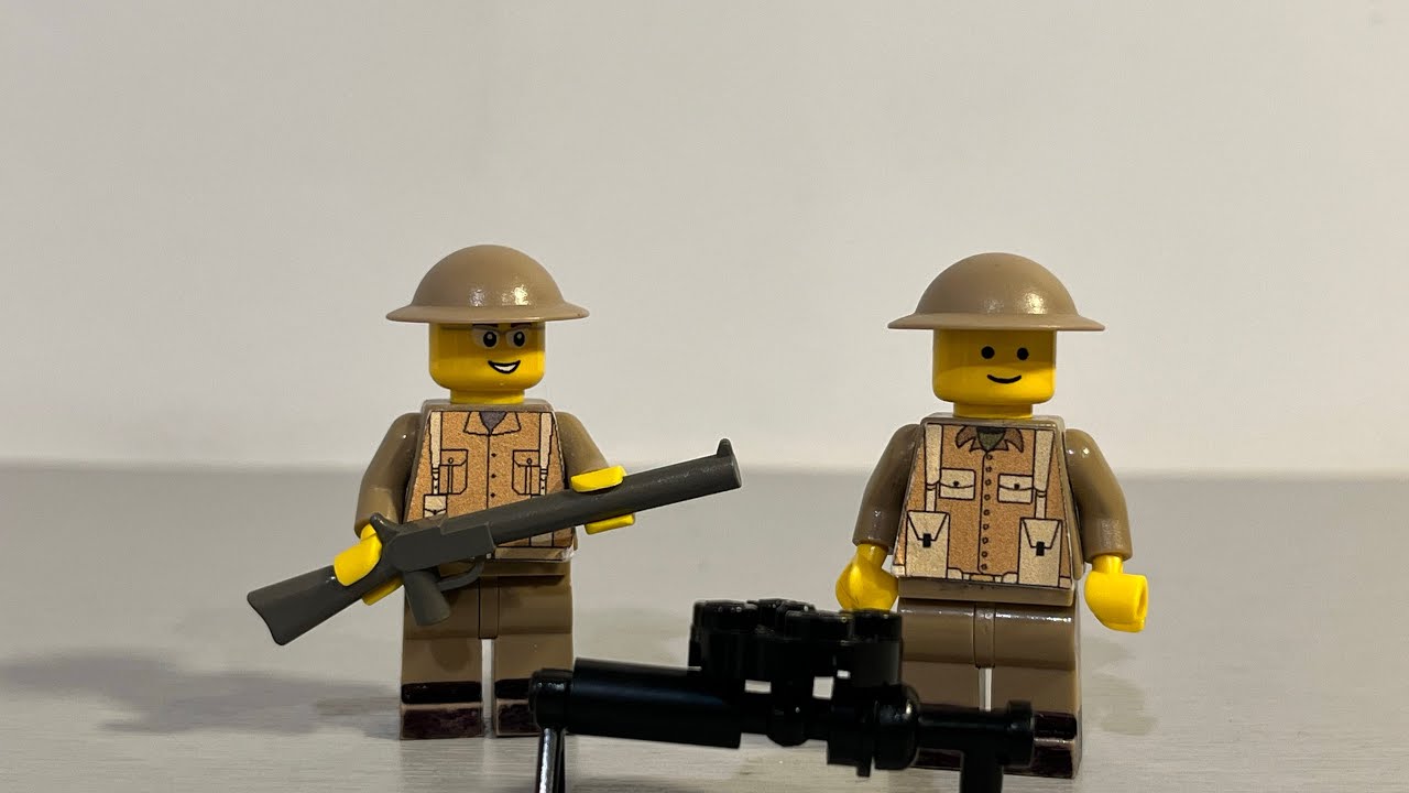 Lego Lewis Gun tutorial (in request by @TheGruntGuy321 ) - YouTube