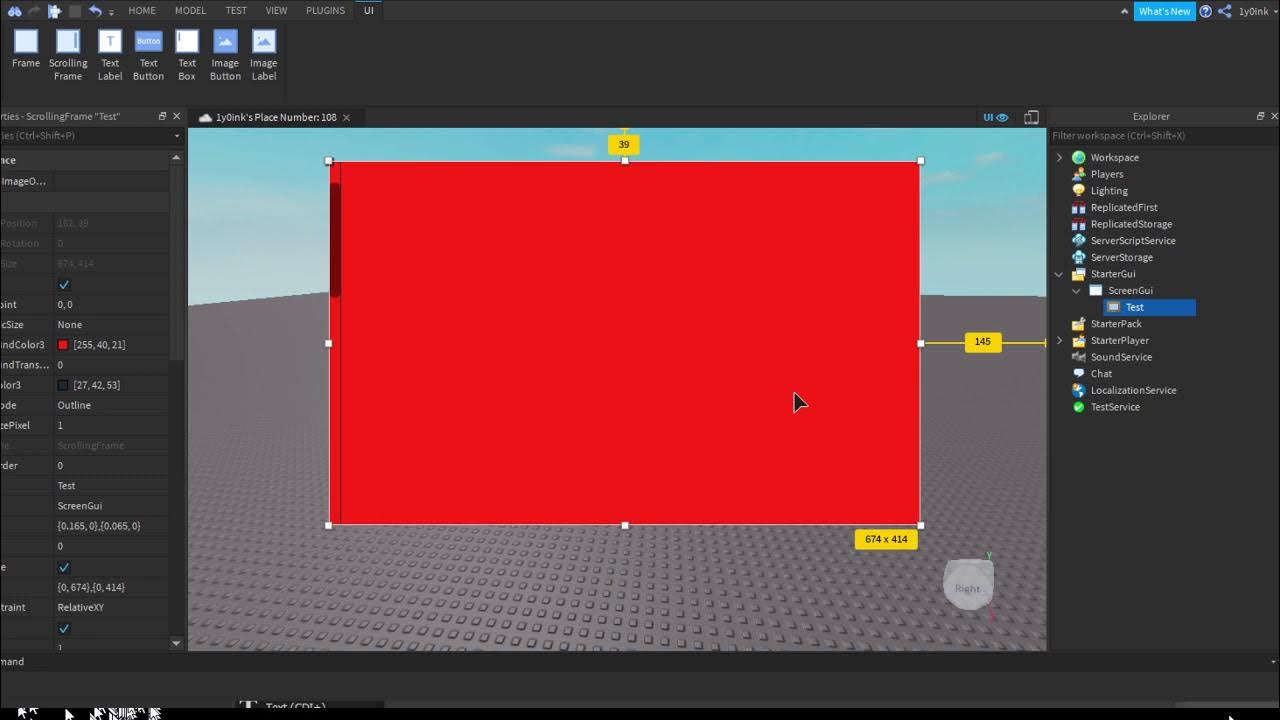 Roblox Studio Tutorial #1 How to use a ScrollingFrame! - YouTube