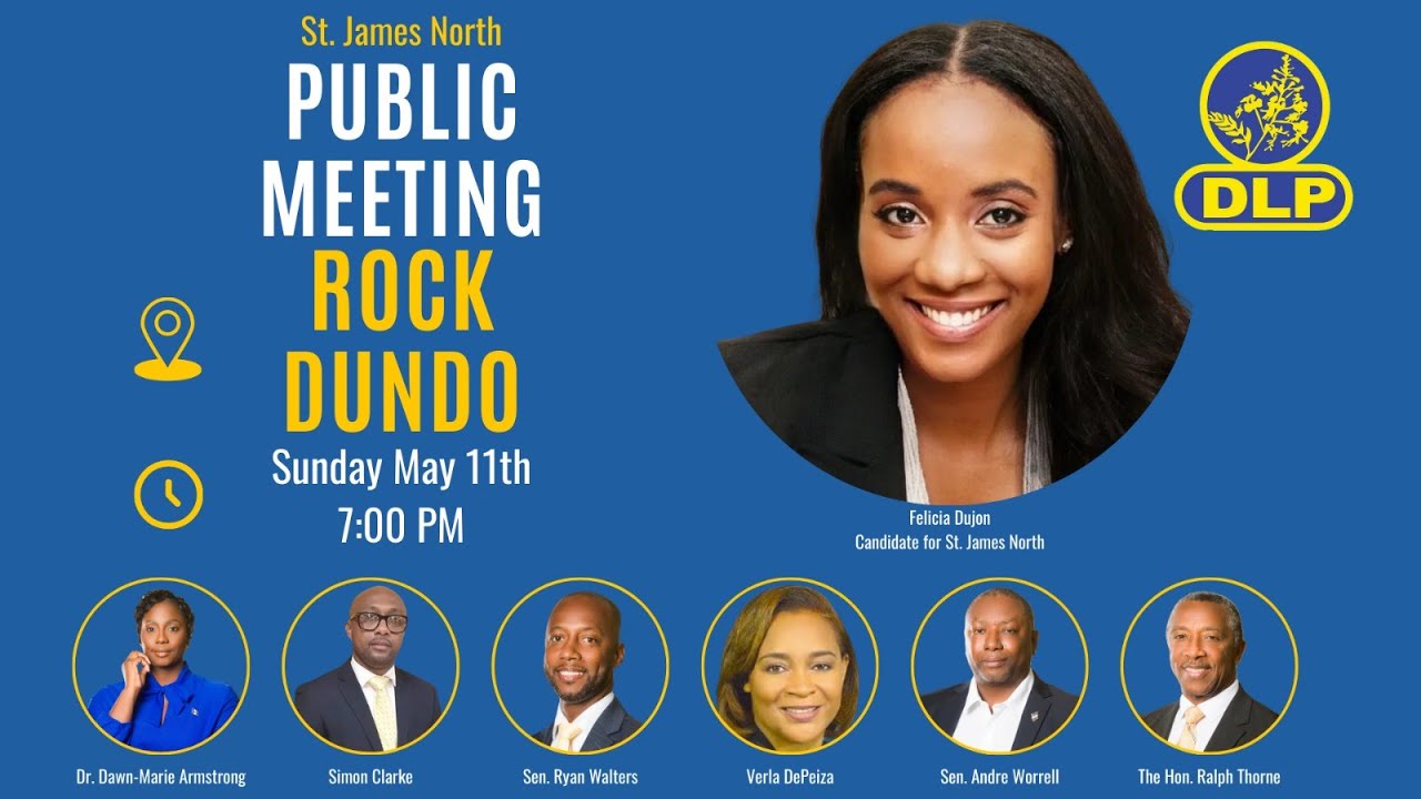 DLP POLITICAL MEETING -ROCK DUNDO - MAY 11, 2025 - YouTube