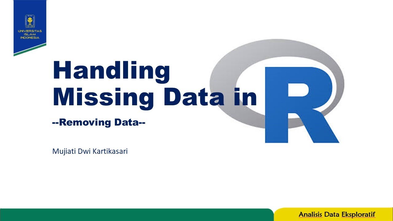 Handling Missing Data in R - Removing Data - YouTube