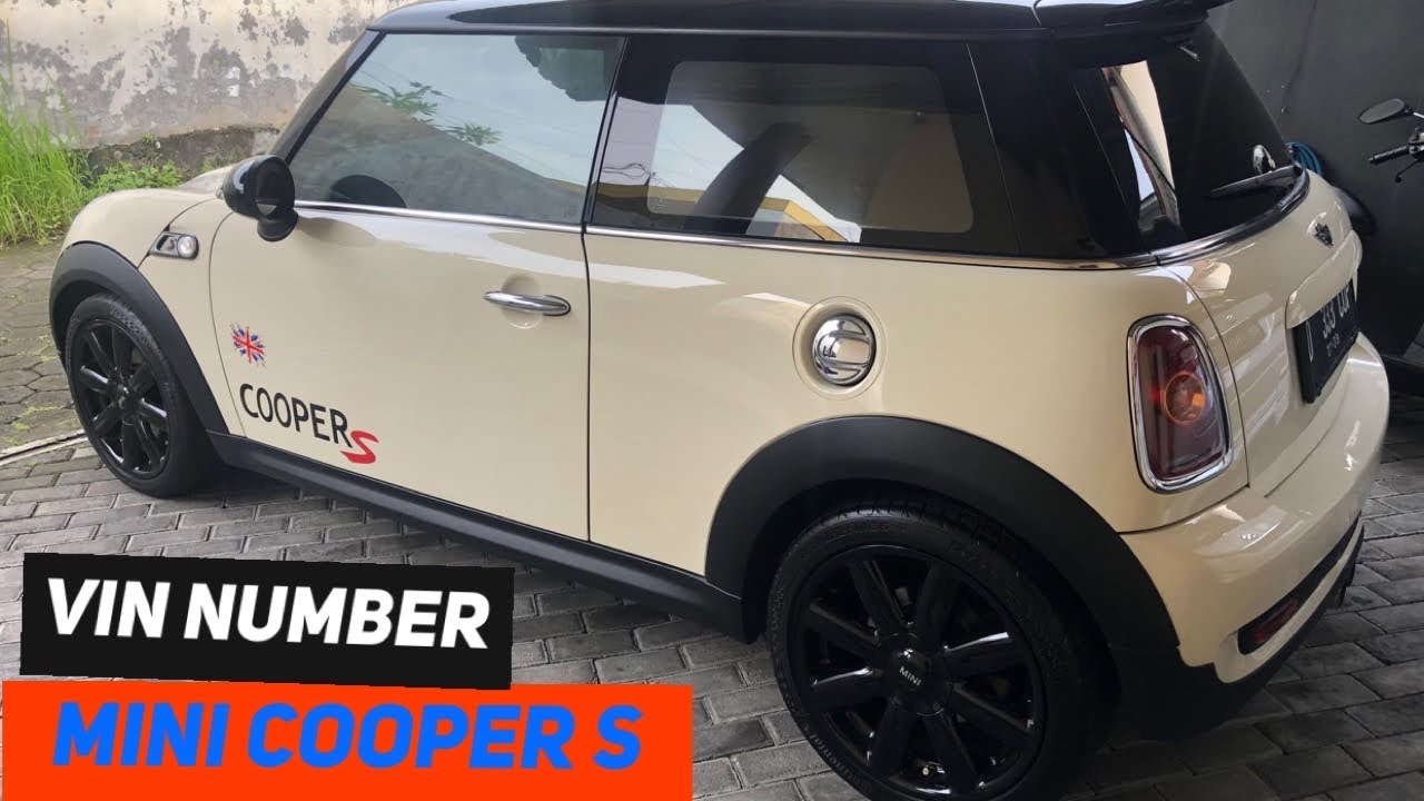 [Vin Number] Mini Cooper s tahun 2010 | Lokasi No rangka & Mesin - YouTube