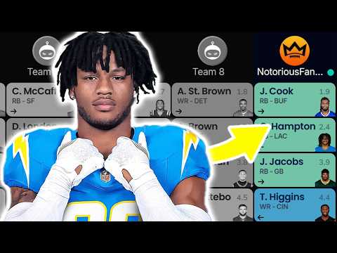 2026 Fantasy Football Mock Draft | 12 Team | PPR (Pick 9)