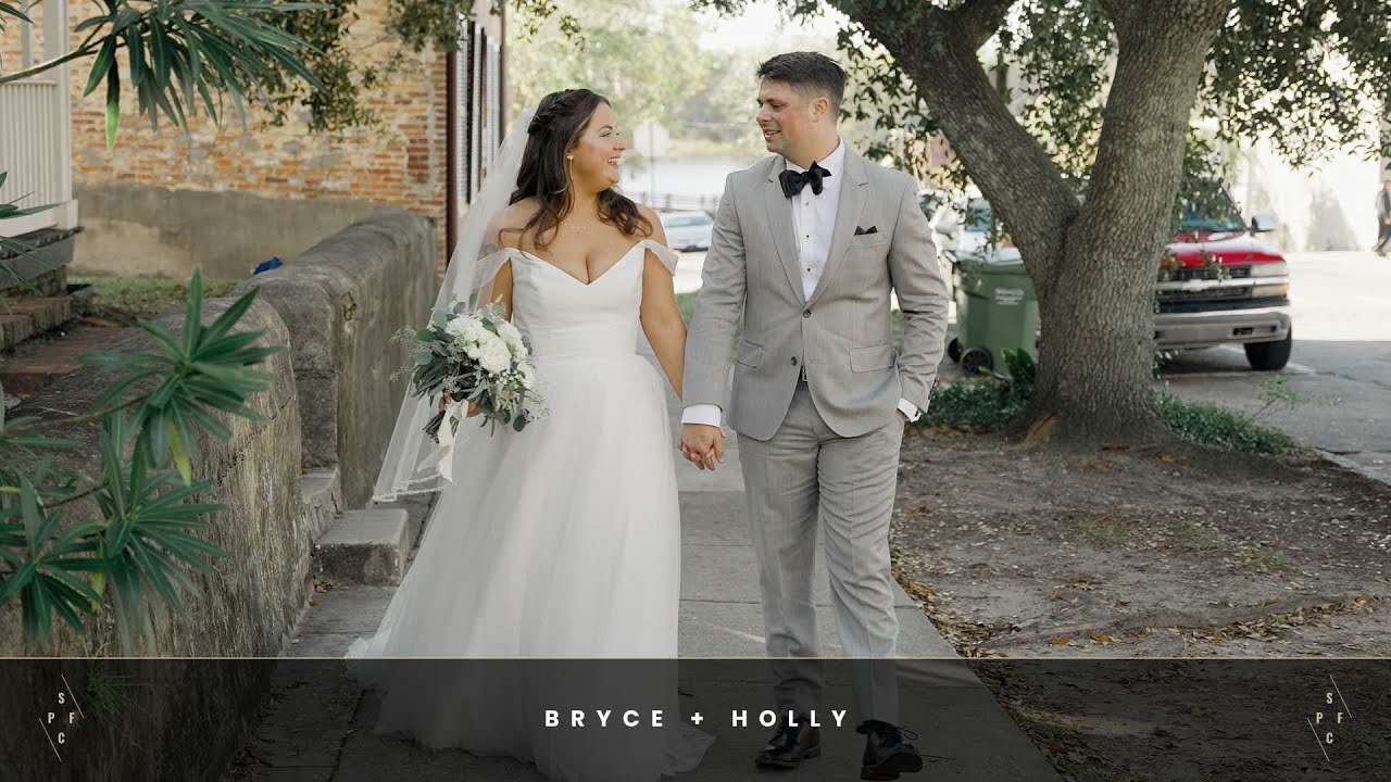 Bryce & Holly | Wedding Video with Riverfront Views in Wilmington, NC - YouTube