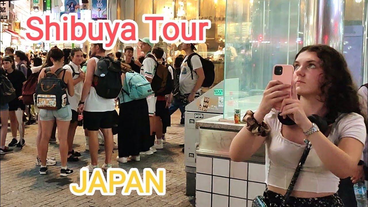 🍈🍏 Shibuya Walk at Night. Summer Vacation in Japan 🇯🇵🌺 - YouTube