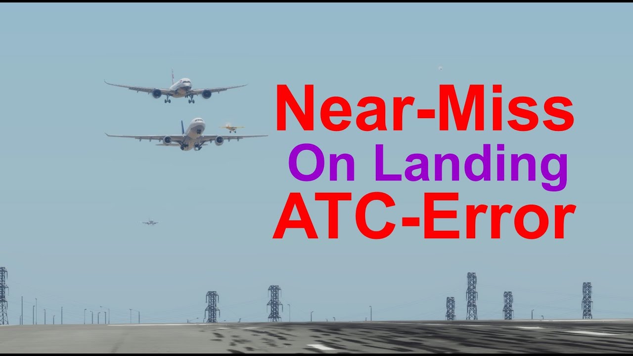 Near-Miss on Landing: ATC Error ? |XPlane12| - YouTube