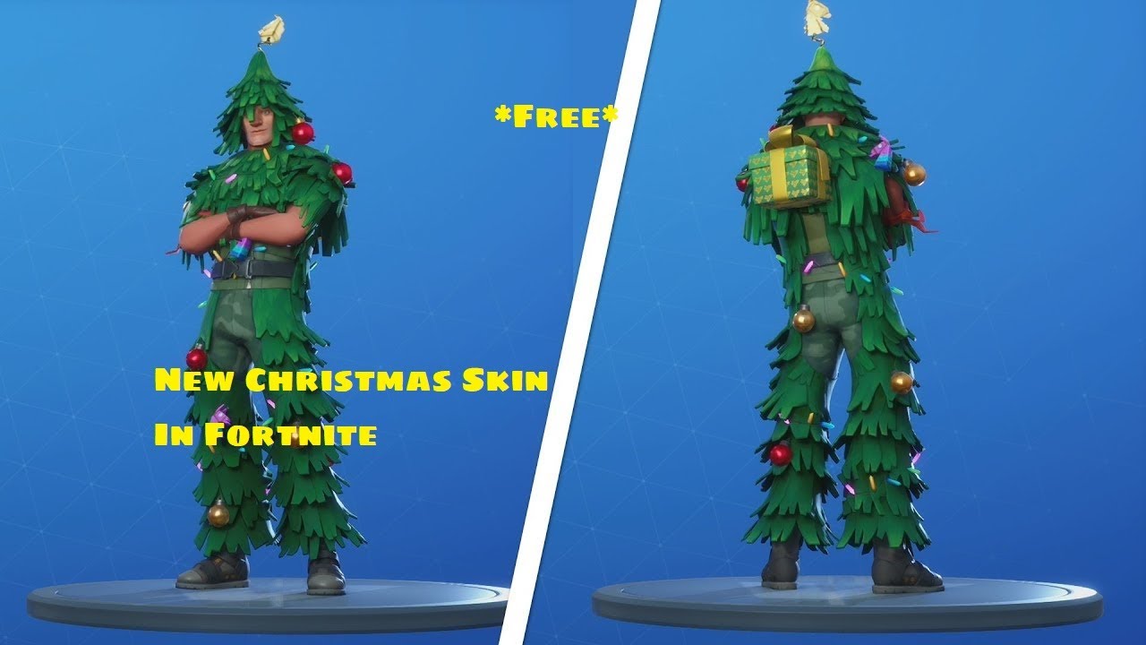 New Christmas Tree Skin in Fortnite*FREE* - YouTube