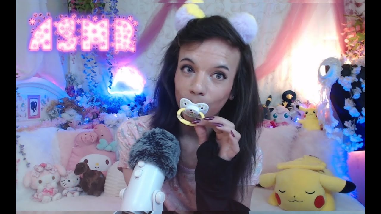 😴 Making you SLEEP w/ Long Nail ASMR Taps on an adult Paci?! Hypnotic ...