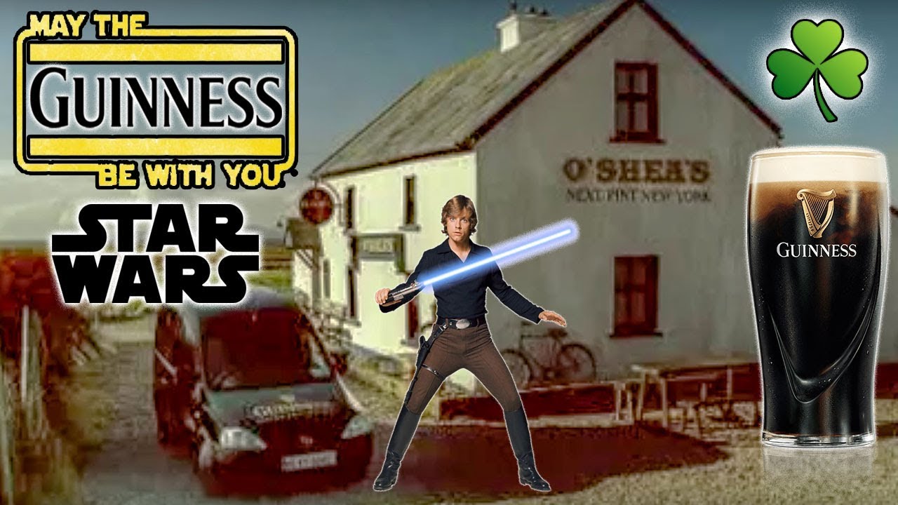 Drinking Guinness With Luke Skywalker - YouTube