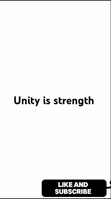 Unity is strength story - YouTube