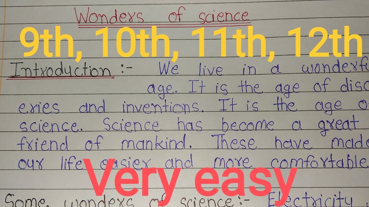Easy Wonder of science for 9th, 10th, 11th, 12th class. Very easy and ...