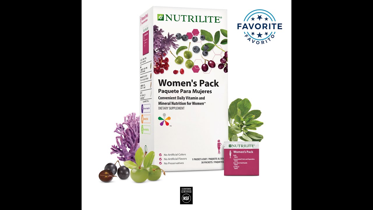 Nutrilite - Women's Pack - YouTube