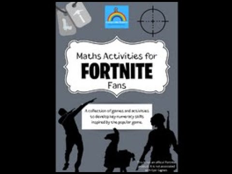 Maths Activities for Fortnite Fans Flip Through - YouTube
