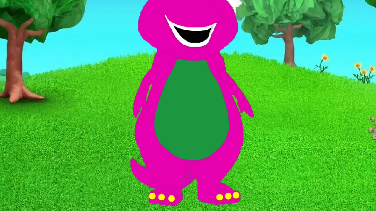 Barney is saying Hi to Brandon Tu - YouTube