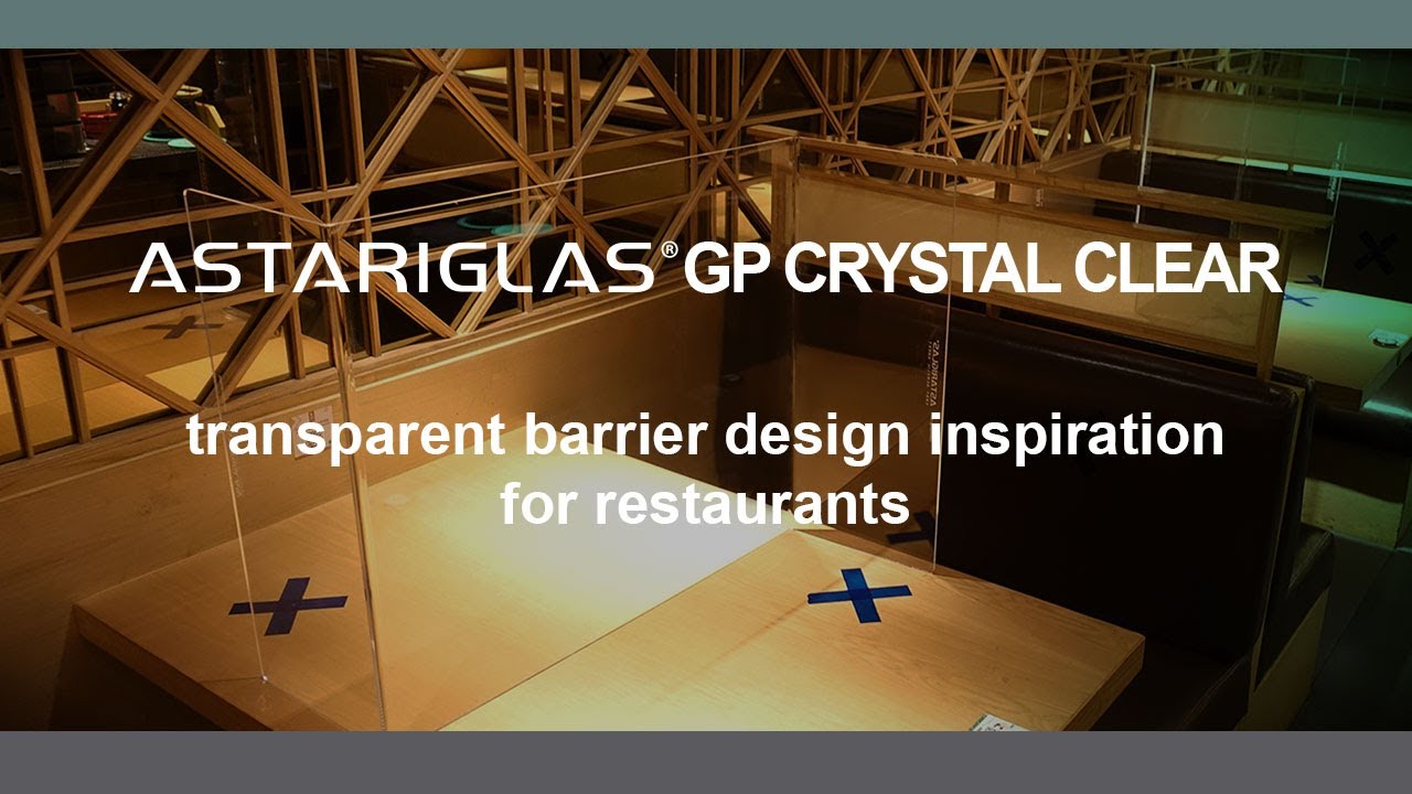 ASTARIGLAS® GP Crystal Clear Transparent Barrier for Restaurant ...