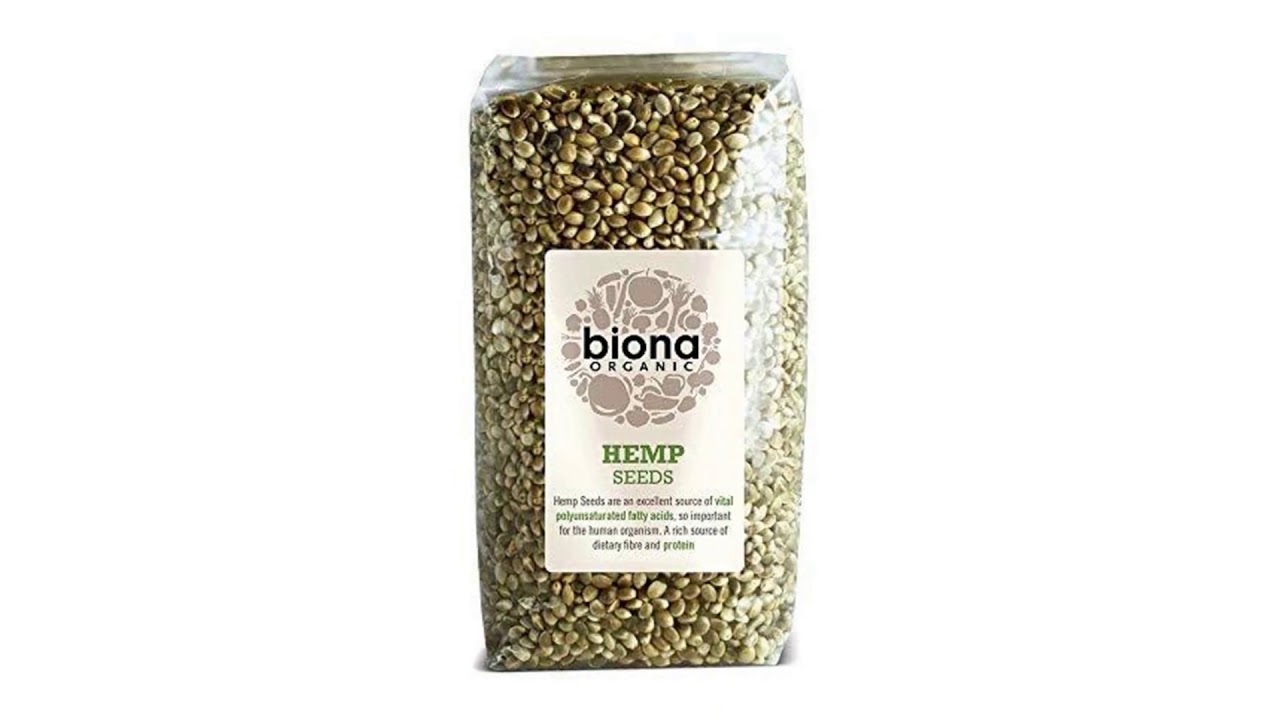 Biona Organic - Hemp Seeds - 250g - YouTube