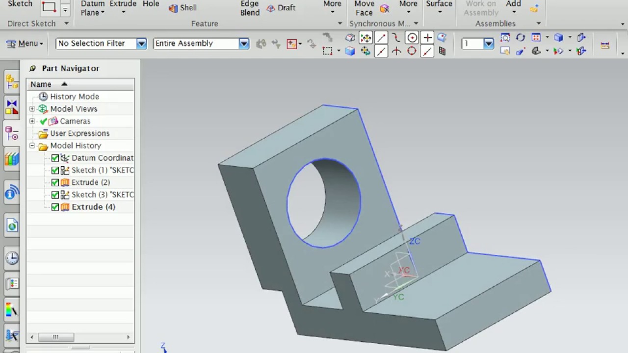 NX CAD EXERCISE 17 - YouTube