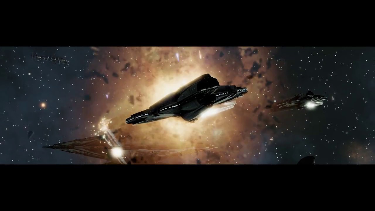 Battlestar Galactica Deadlock - Colonial fleet vs Cylon Basestar fleet ...