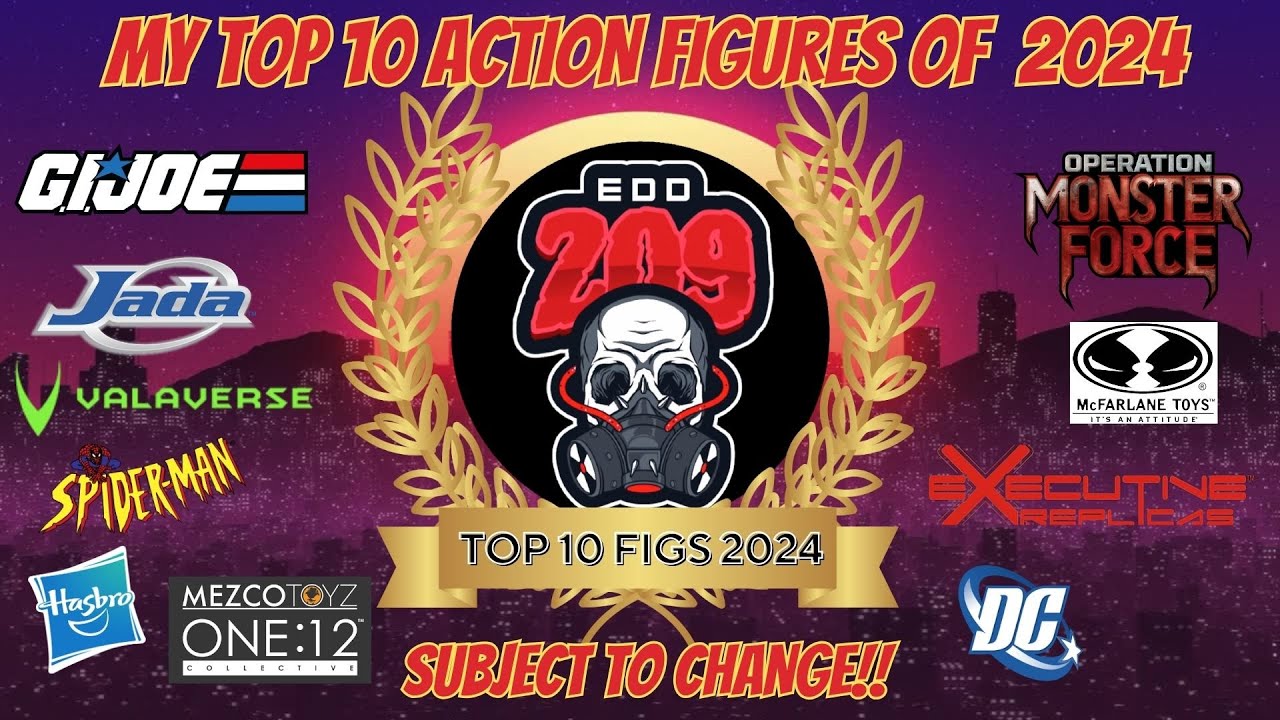 MY TOP TEN ACTION FIGURES OF 2024 ..HASBRO? VALAVERSE? GI JOE? MAFEX ...