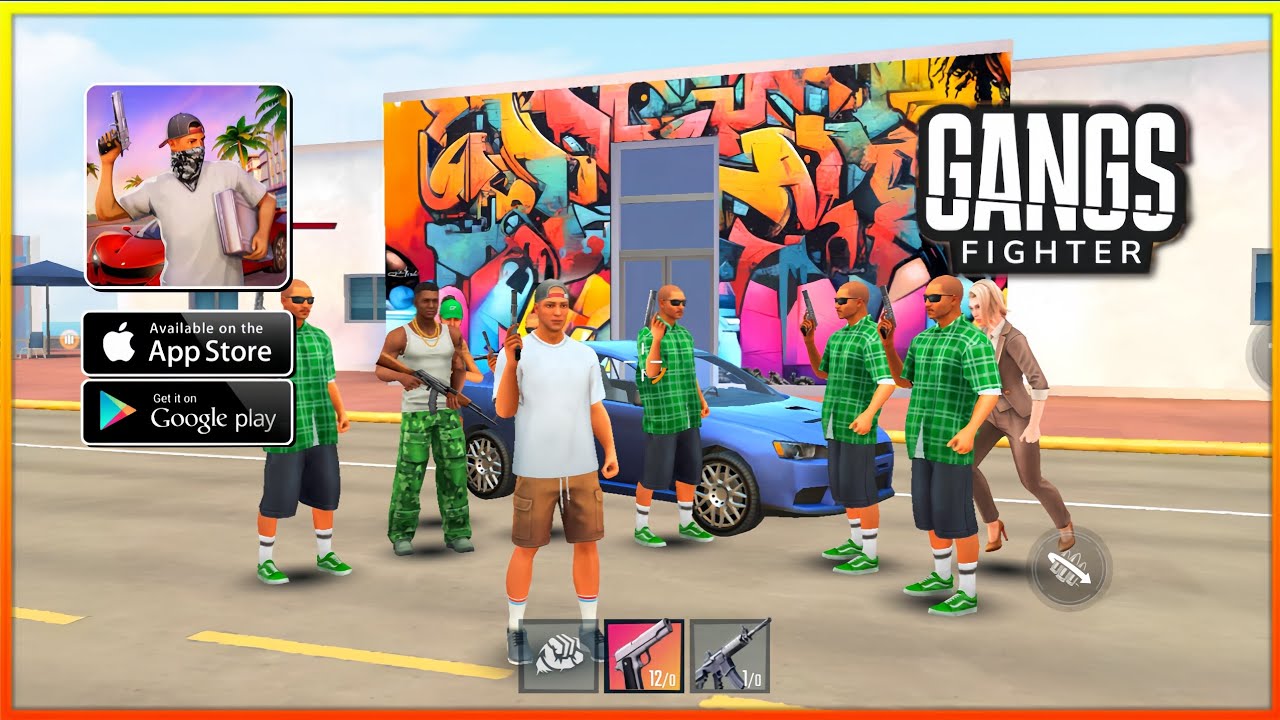 GANGS FIGHTER Gameplay Walkthrough [Android, iOS] Part 1 - YouTube