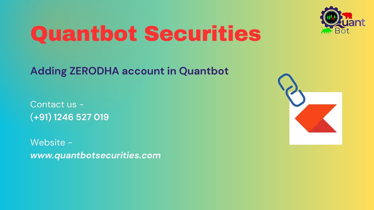 How to add Zerodha account to Quantbot Copy Trading | Cloud based Copy trading | Multi Broker ...
