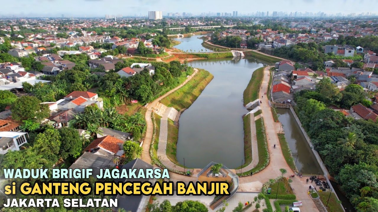 Melihat Lebih Dekat KeHebatan Waduk Brigif Jagakarsa Bisa menyelamatkan ...