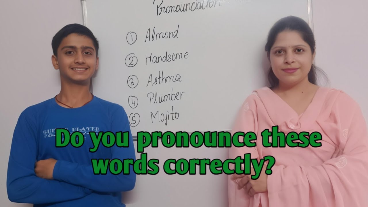 Do you pronounce these words correctly? || Correct pronunciation ...