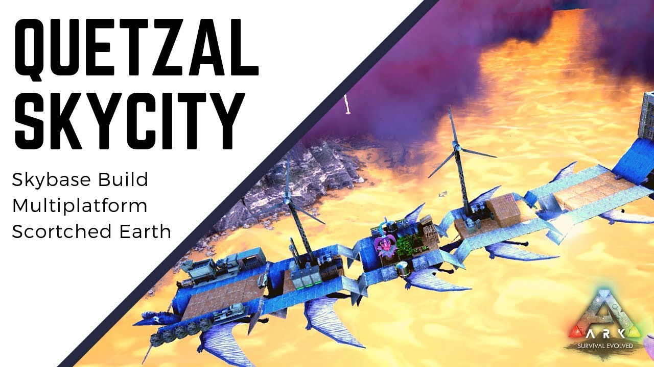 Ark Showcase: Quetzal Skybase - Cloudcity - YouTube