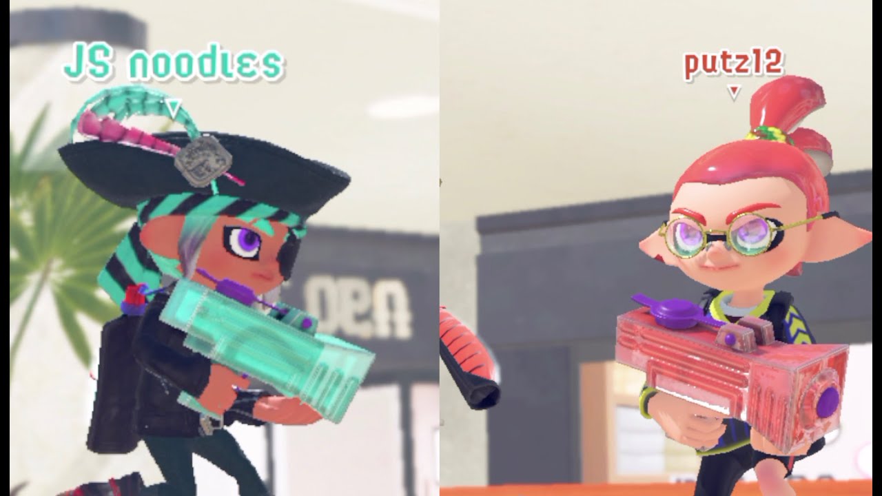 noodles vs Putz12??? Split Screen to see me playing against world's angriest Splatoon player ...