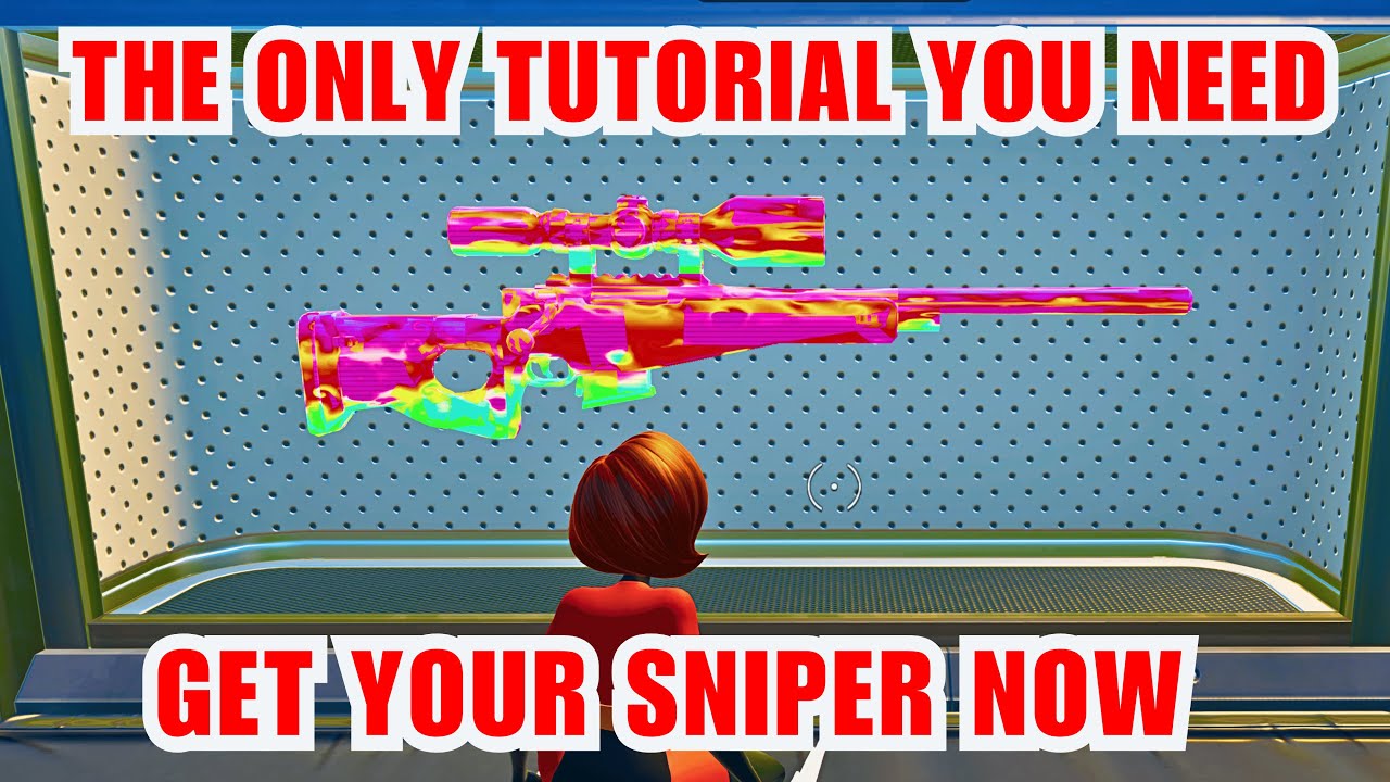 How to Get Rainbow Sniper in 1v1 With Every Gun (TUTORIAL) PART 4 - YouTube
