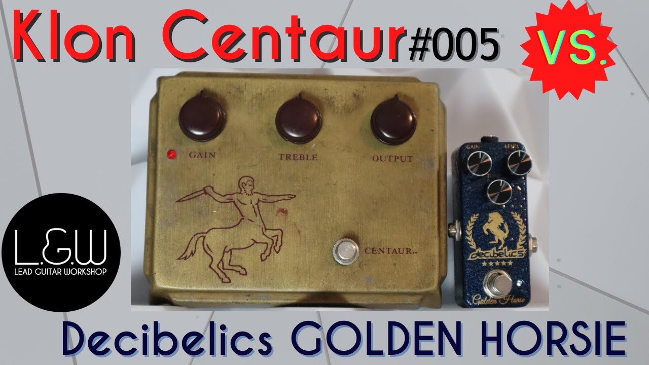 Klon Centaur #005 vs Decibelics Golden Horsie (No talking) - YouTube