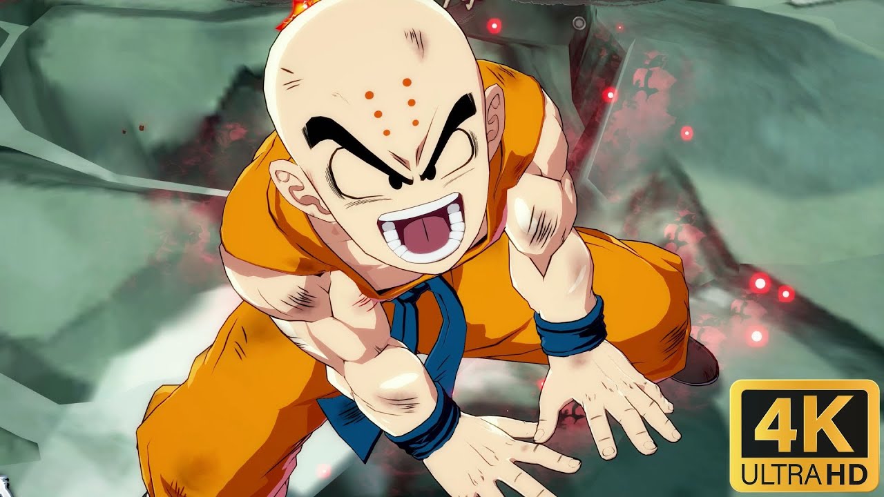 Krillin vs Android 16 4K | Humanity's Heart vs Unyielding Steel in ...