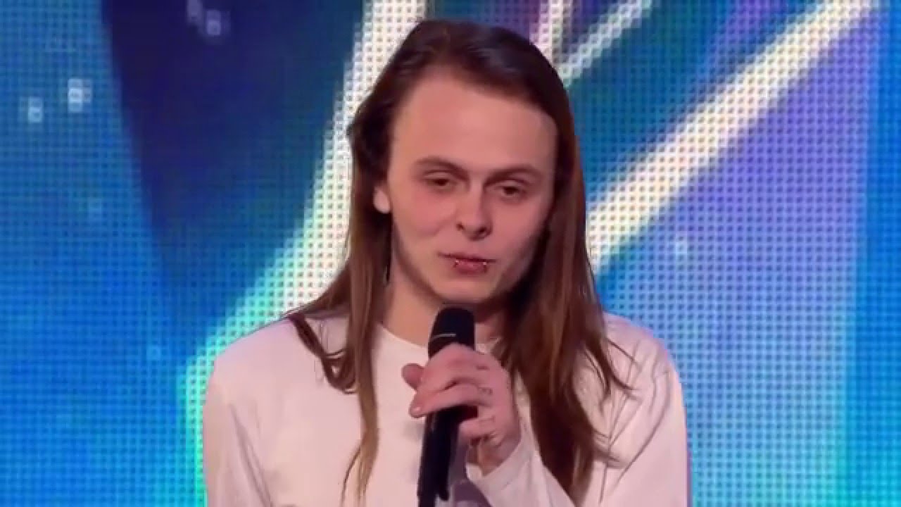 Aaron Sings Death Rock Version of Frozen Let It Go - Britain's Got ...