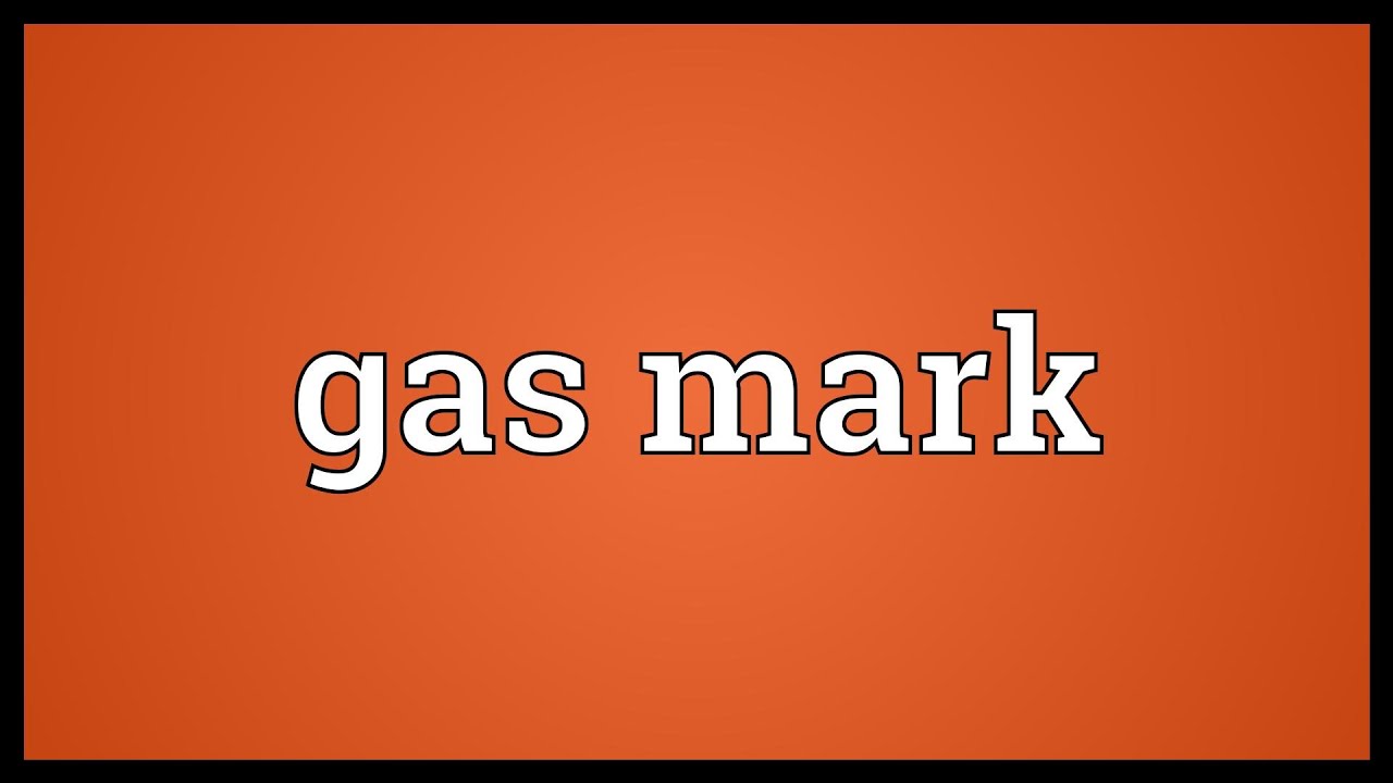 Gas Mark Meaning YouTube