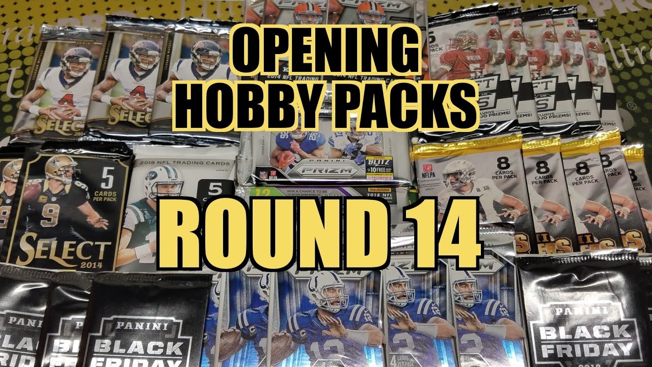 Random Football Card Hobby Pack Opening ROUND 14 - YouTube