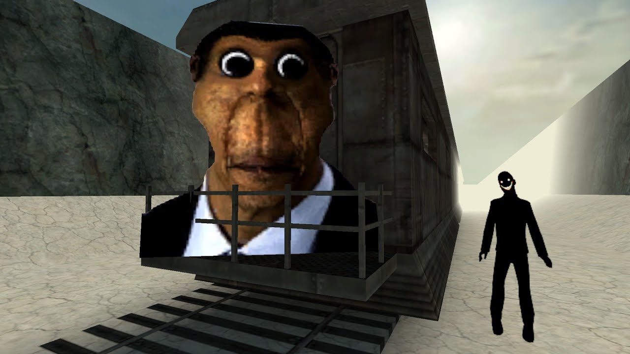 Obunga and Smiler on a MOVING TRAIN - YouTube