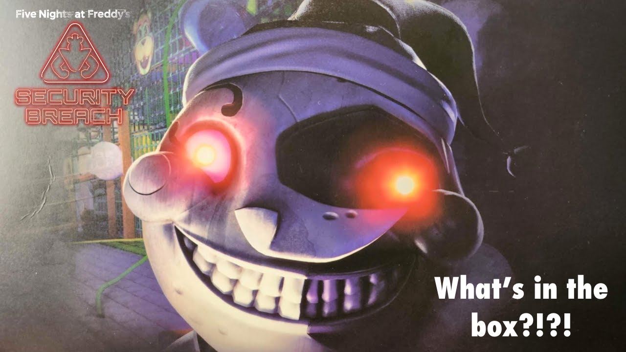Opening Five Nights at Freddy's:Security Breach Collector's Edition box ...