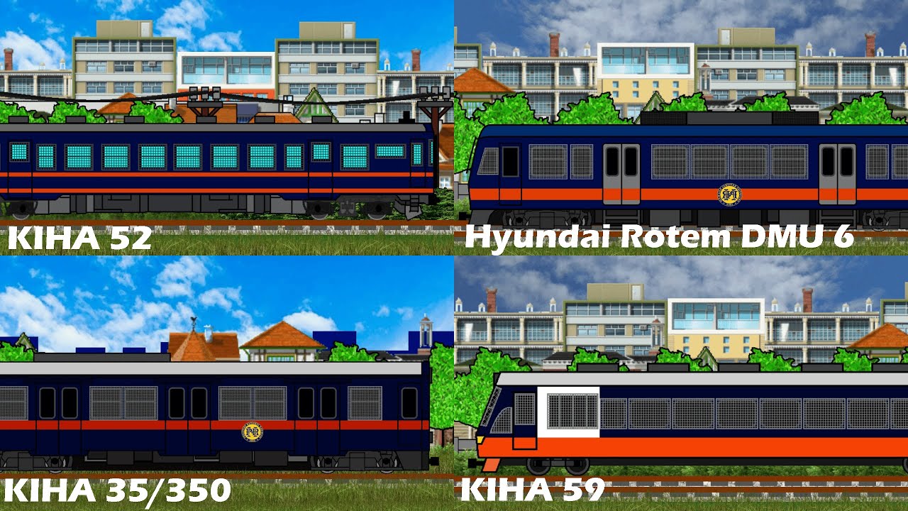 All PNR Multiple Units (DMU) Blue Orange Livery - YouTube