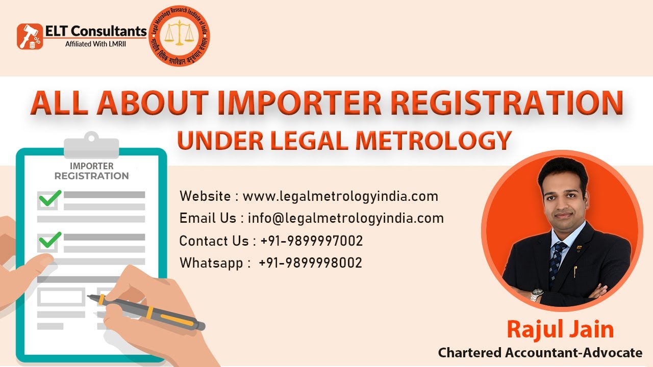 All About Importer Registration under Legal Metrology - YouTube