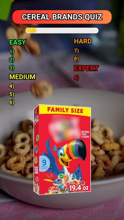 Can you Guess these 9 Cereal Brands? Fun Quiz Challenge! #quiz # ...