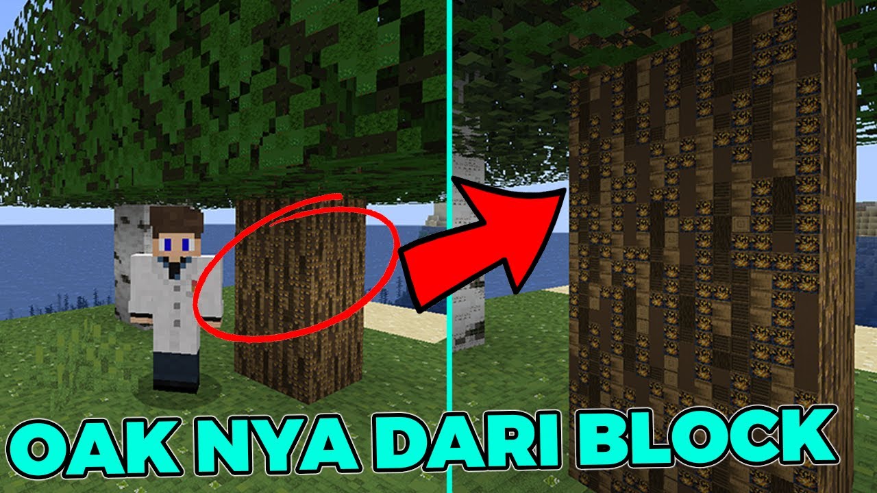 Minecraft tapi Setiap Block Terdiri Dari Block - PixelBlock - YouTube