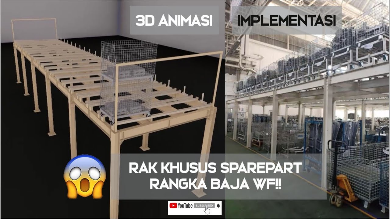 RAK PENYIMPANAN SPARE PART BY PT.MULTI KARYA RAHARJA - YouTube