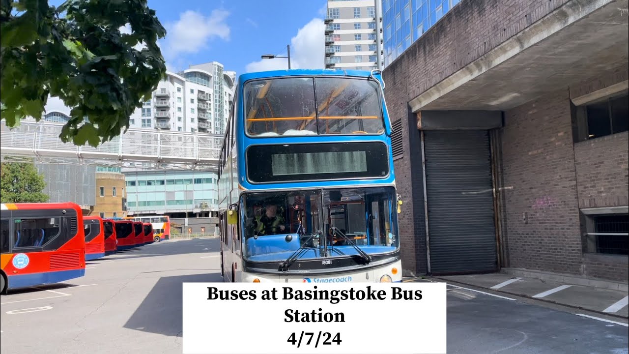 Buses at Basingstoke Bus Station 4/7/24 🟢 - YouTube