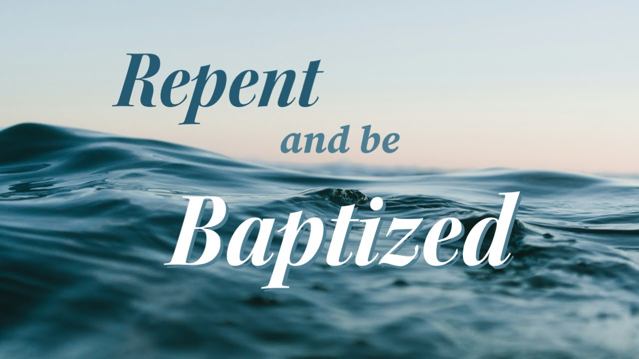 "Repent and be Baptized" - Pastor Rodney Weyer - YouTube