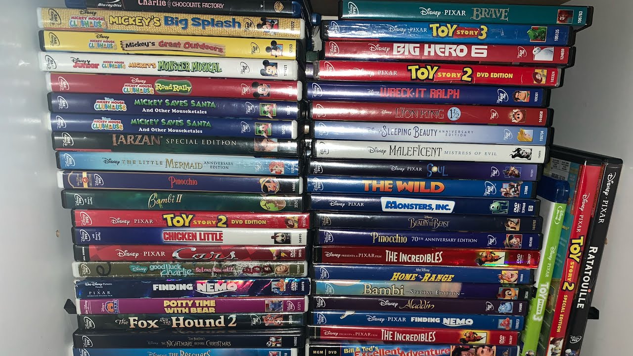 My Disney movies collection on DVDs ( Part 2) - YouTube