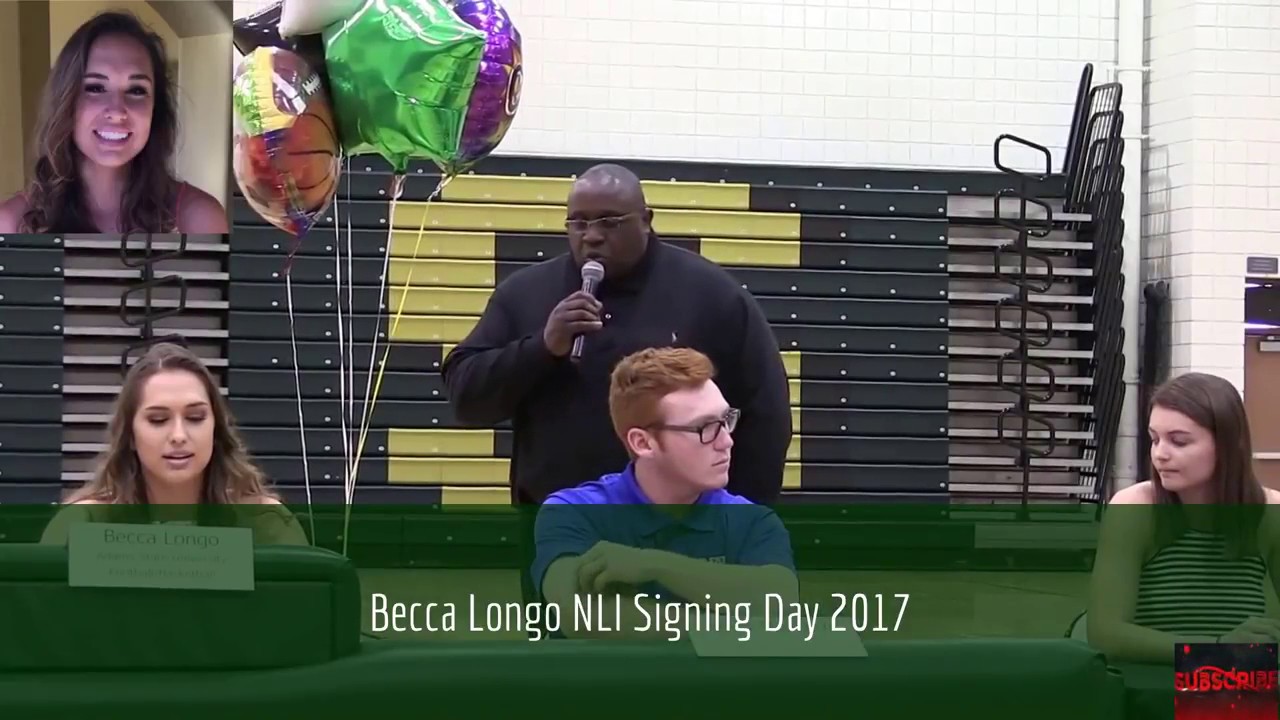Female High School football all star makes NCAA HISTORY Becca Longo ...