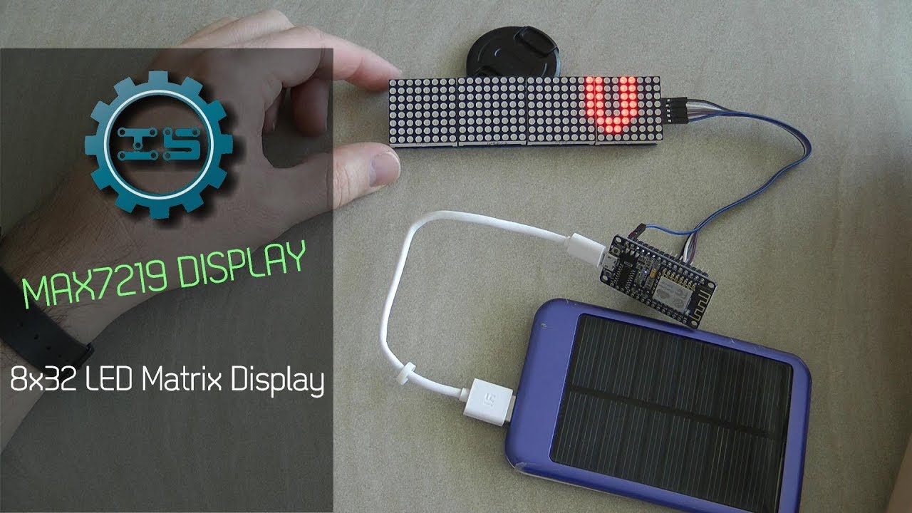 Building a simple text scroller display - YouTube