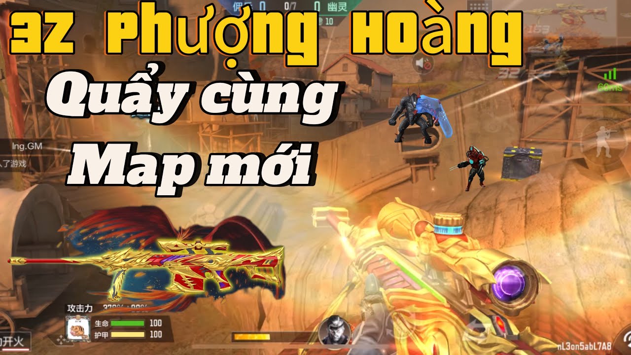 Cf Mobile: 3Z phượng hoàng . Vip vòng quay . Quẩy cùng map mới . Zombie ...